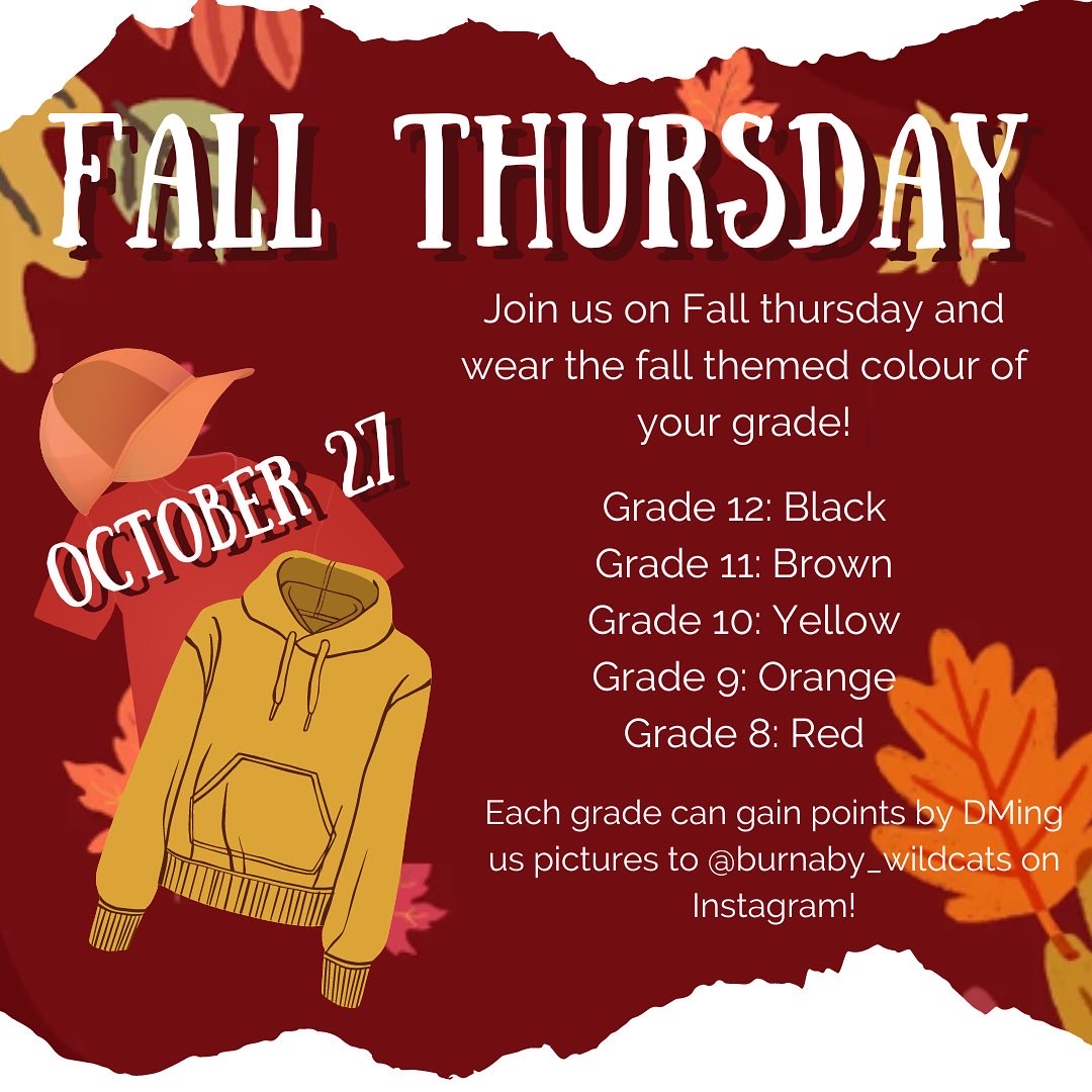 Hallowe’eek (October 24th – 28th) | Burnaby Central Secondary School